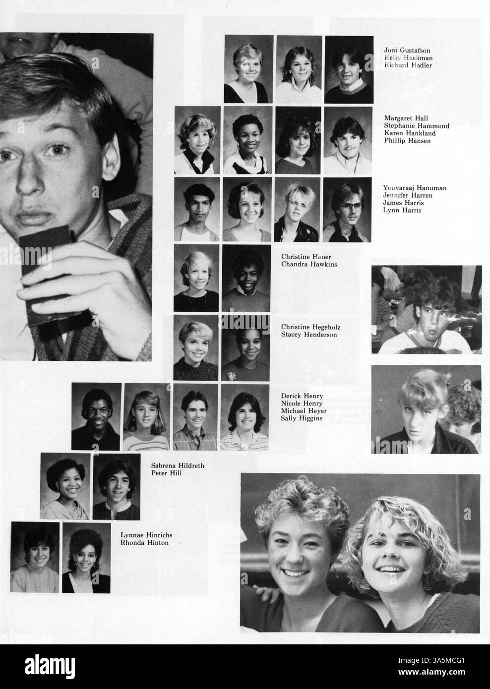 Various extracurricular activities from the 1984 1985 school year hi ...