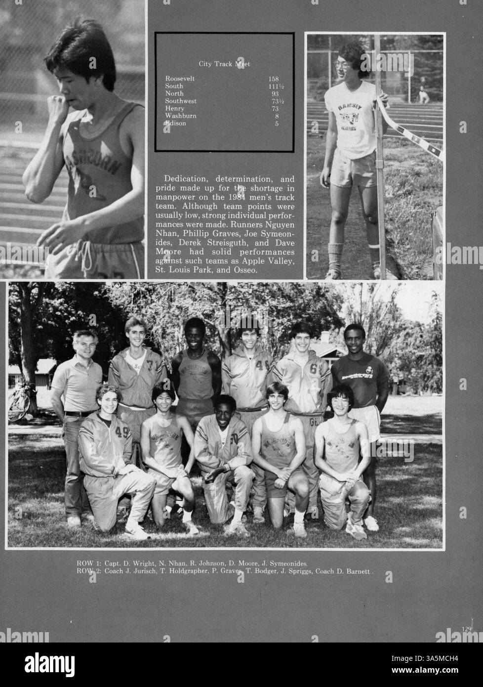 This 1985 Washburn Yearbook captures the school community’s major ...