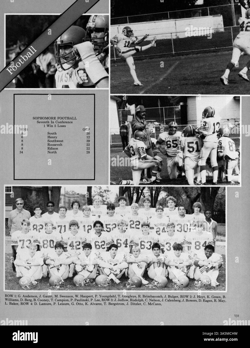 This 1985 edition of the Washburn Yearbook showcases the highlights of ...