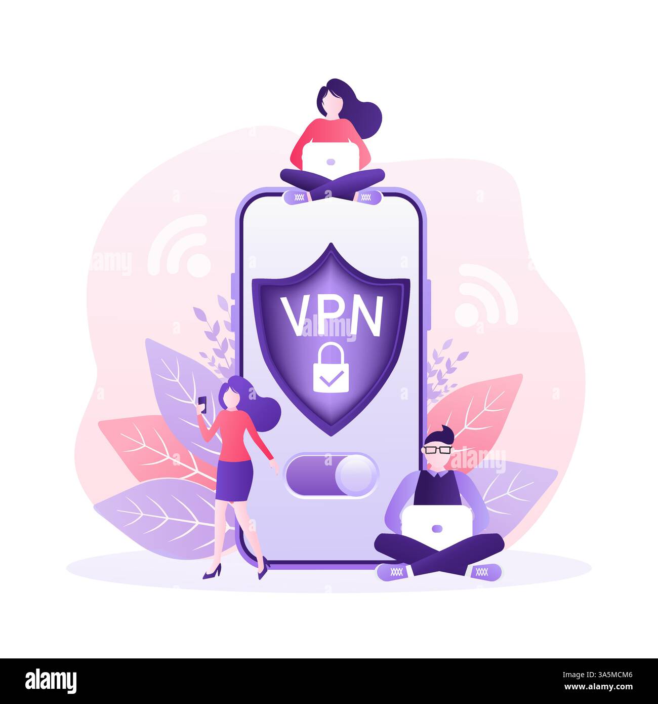 Secure connection vector vectors hi-res stock photography and images ...
