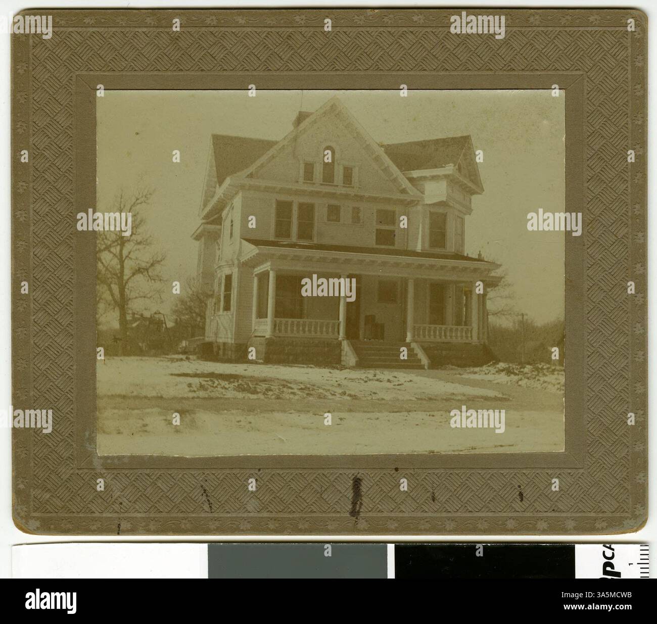 An exterior view of the J. R. Brandrup residence in Mankato, Minnesota ...