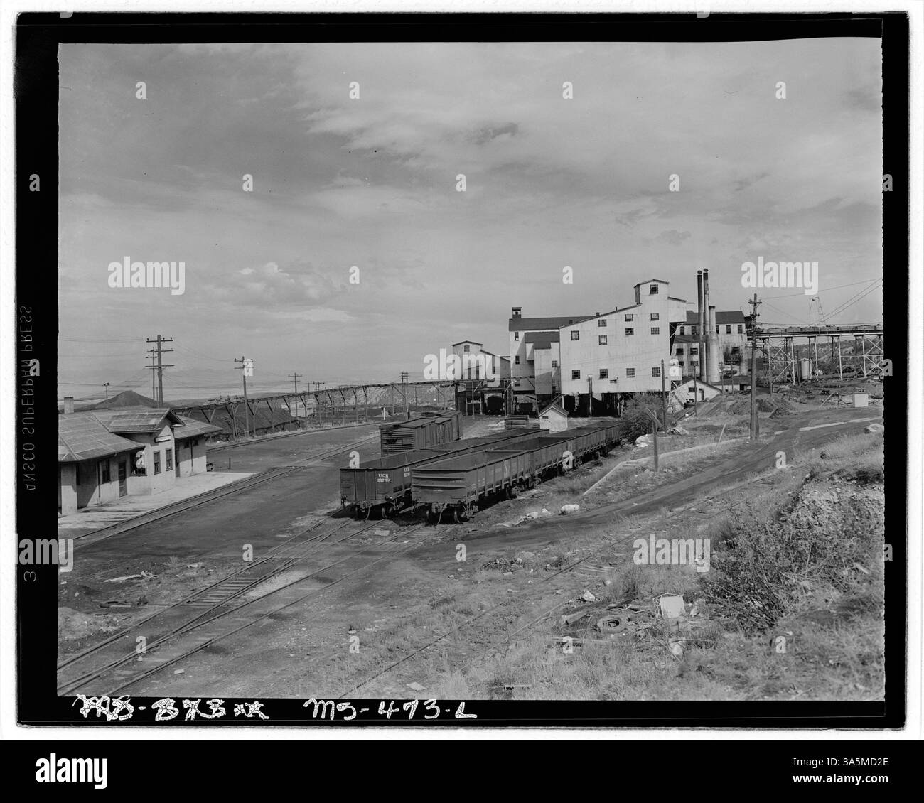 The tipple and railroad yard at the United States Fuel Company’s King ...