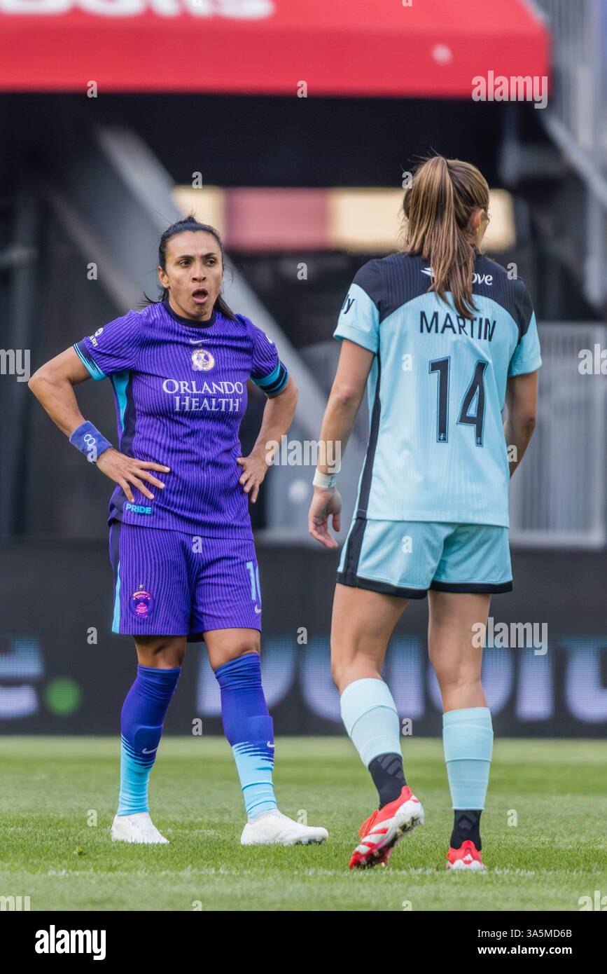 Harrison, United States . 23rd Mar, 2025. Marta of Orlando Pride during ...