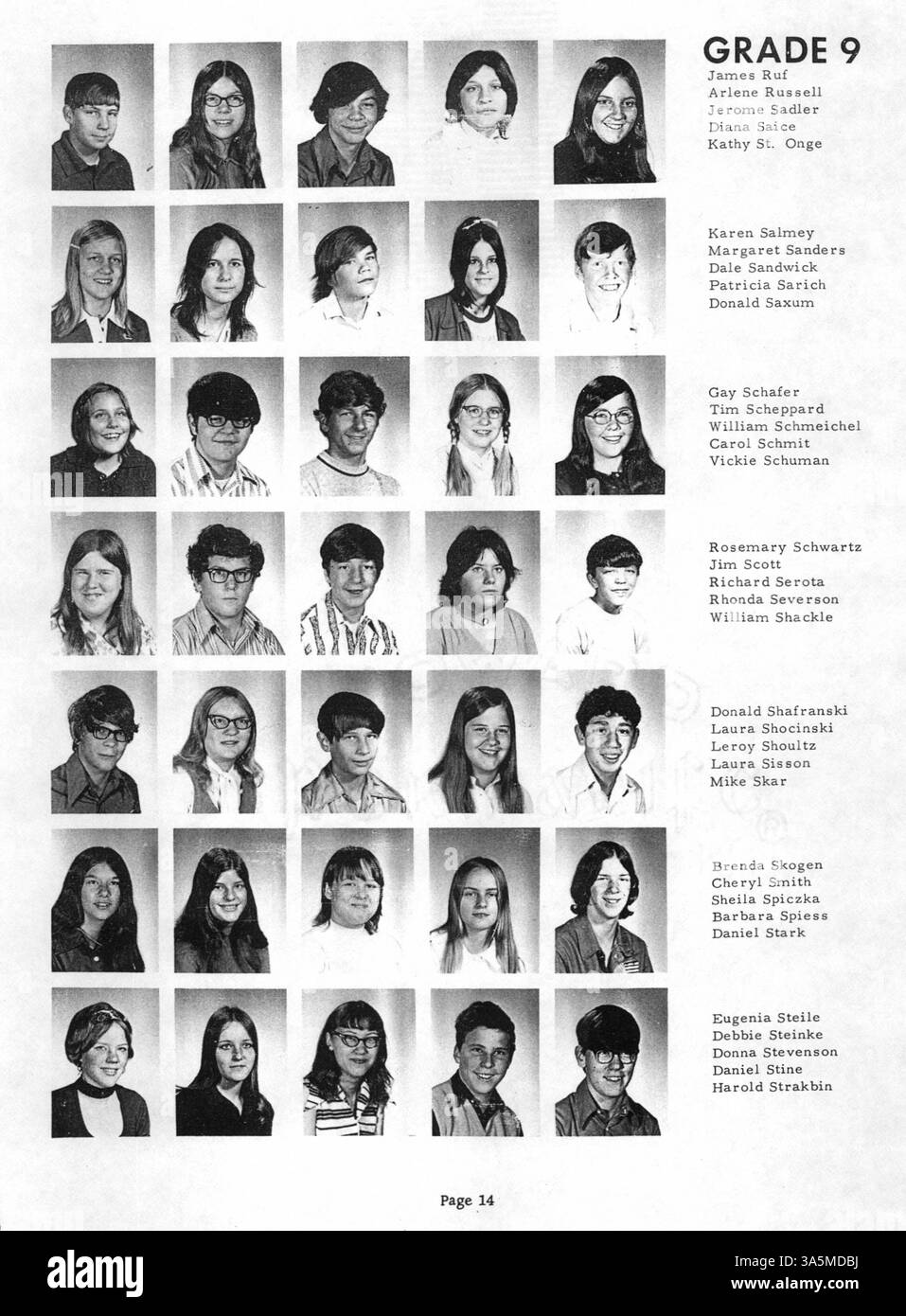This yearbook from Jordan Jr. High (1972) captures students, teachers ...
