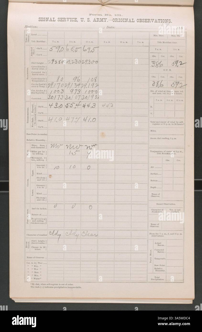 The Carleton College weather diaries for September 1889 document daily ...