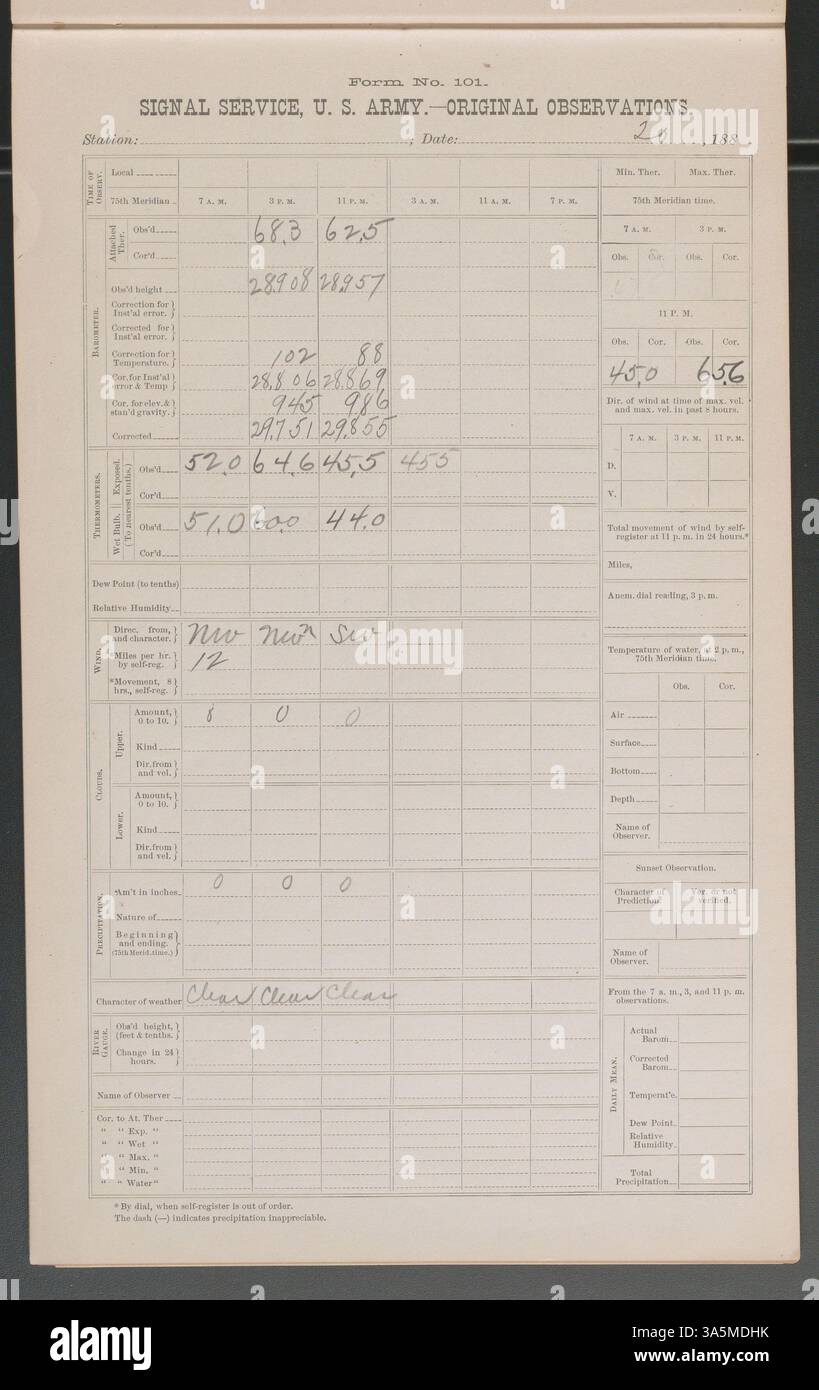 Precipitation at goodsell observatory hi-res stock photography and ...