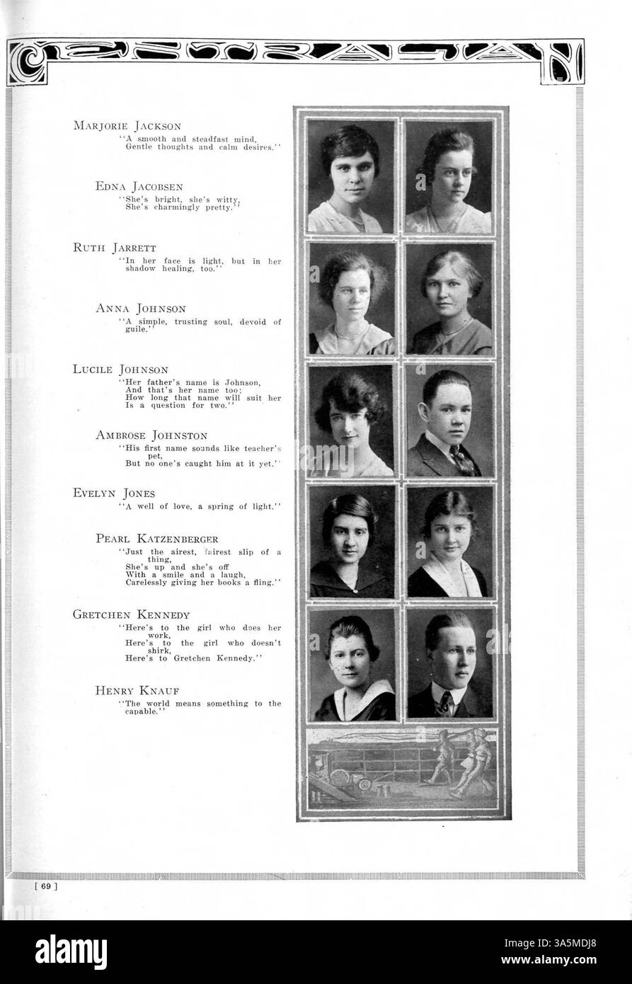 Key academic milestones during the 1917 1918 school year hi-res stock ...