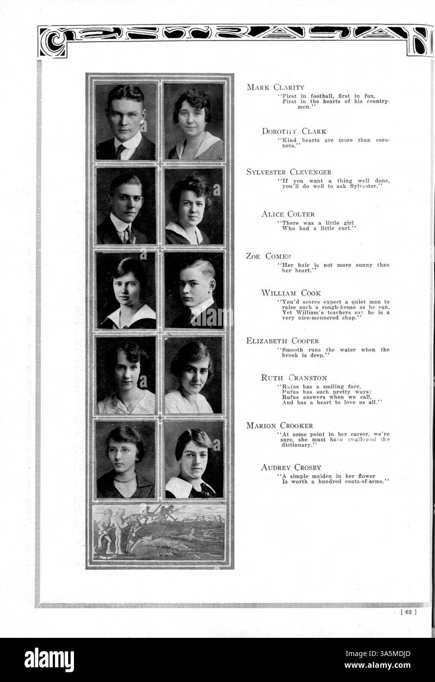 The Centralian yearbook from the 1917-1918 school year provides a detailed record of student ...