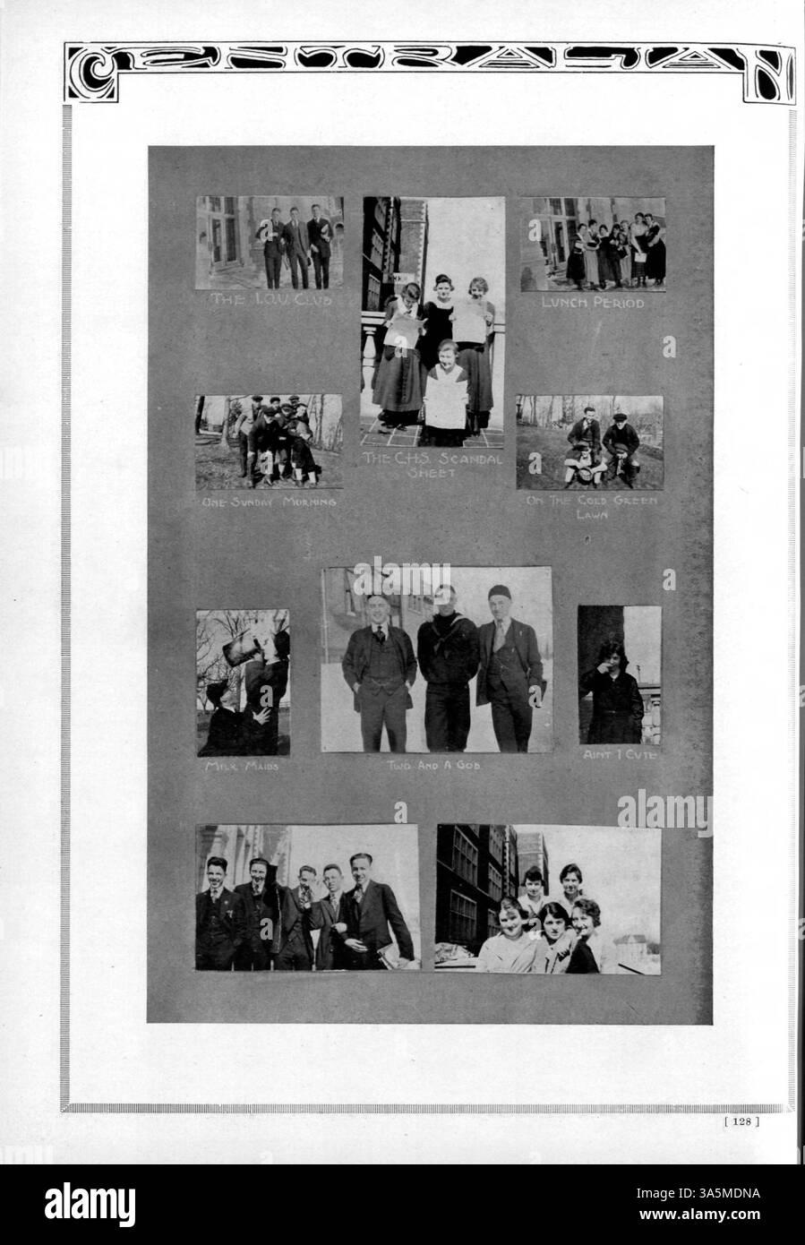 The 1918 centralian yearbook Black and White Stock Photos & Images - Alamy