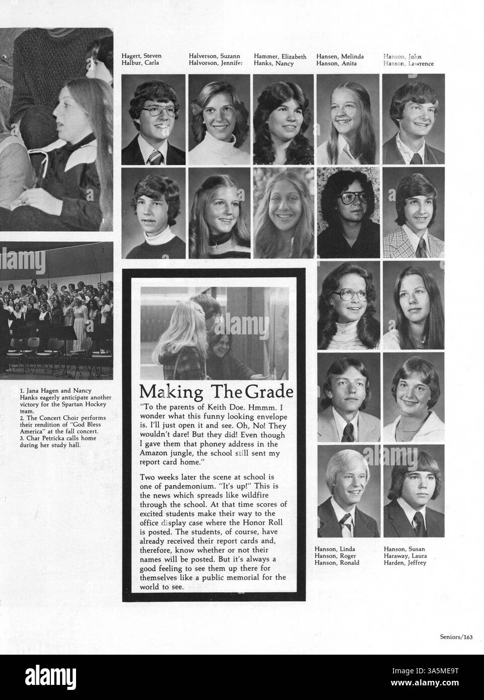 This 1977 Aurean yearbook captures the students, teachers, athletics ...