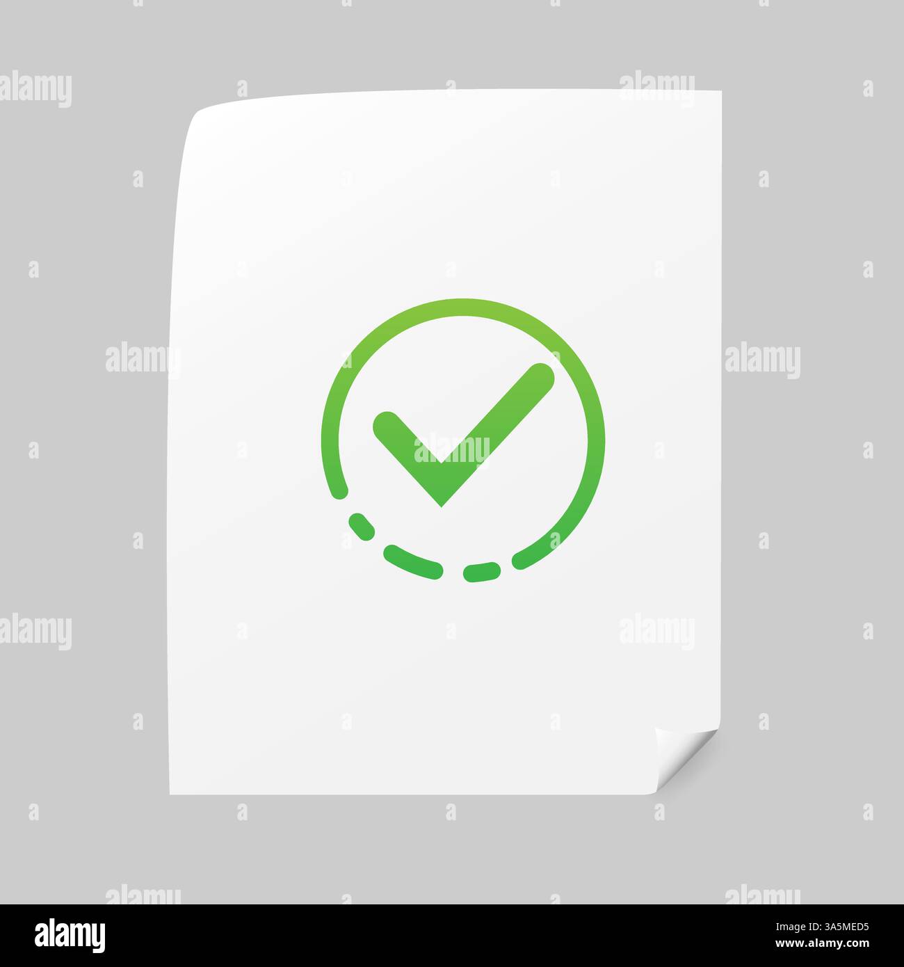 Green check mark design,logo template on a white background. vector ...