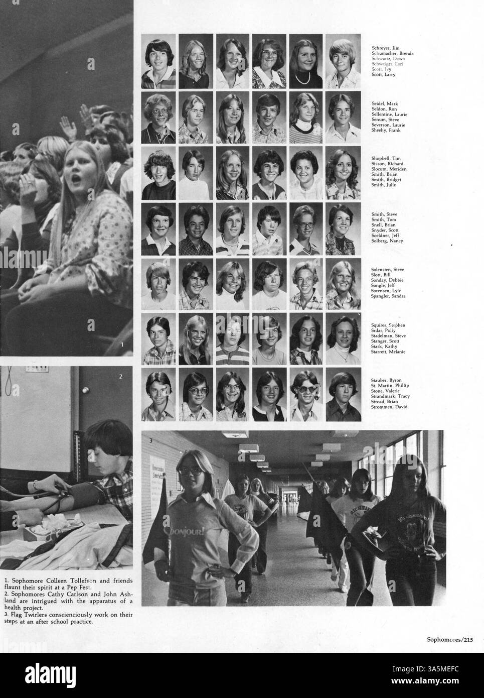 The 1977 Aurean yearbook from Richfield High School captures key ...