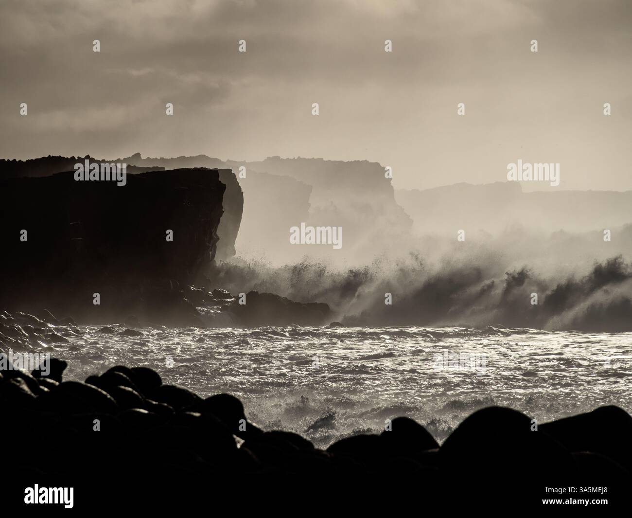 Breathtaking view vast ocean mist hi-res stock photography and images ...