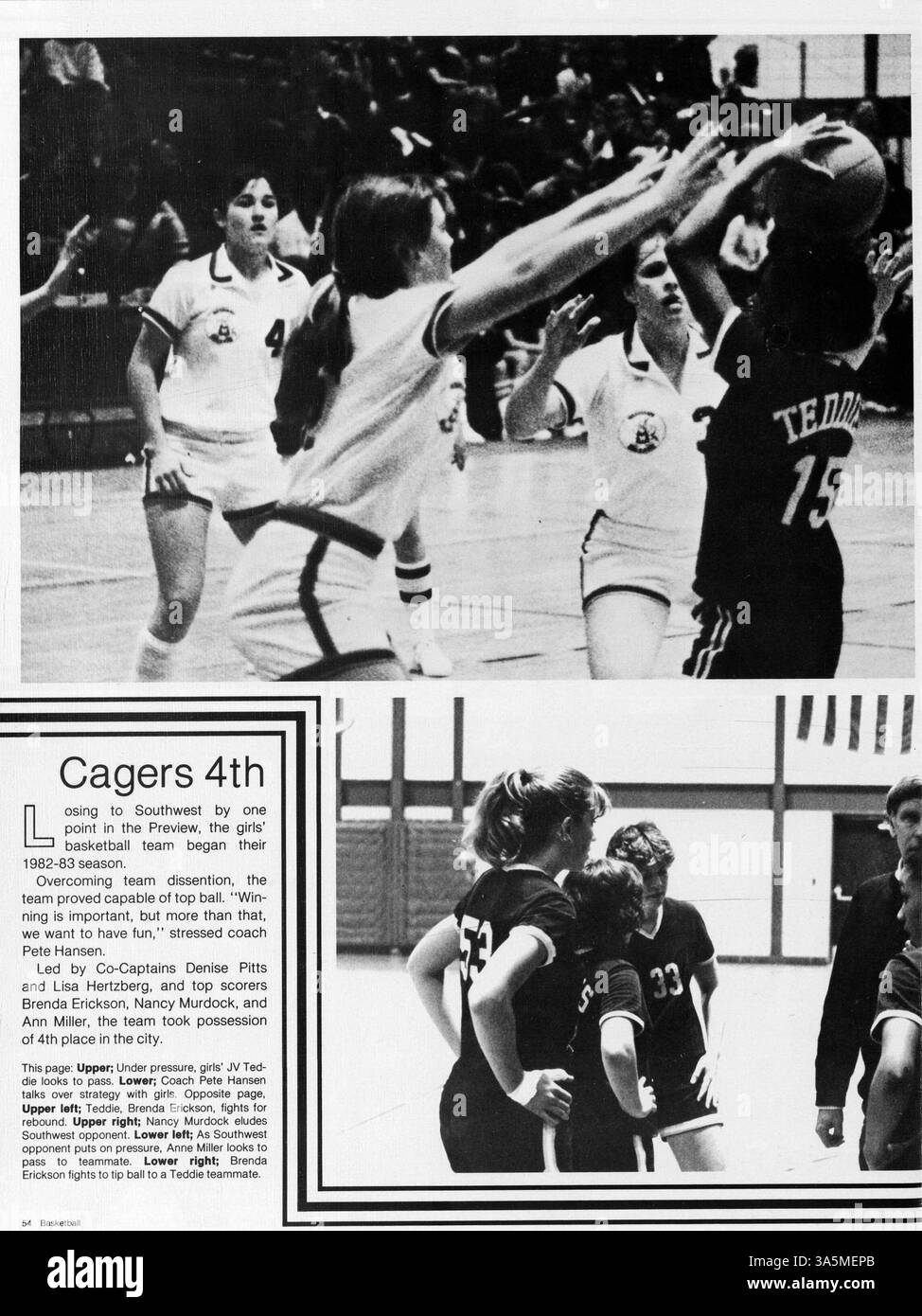 Documents the 1982 1983 year at roosevelt high school hi-res stock photography and images - Alamy