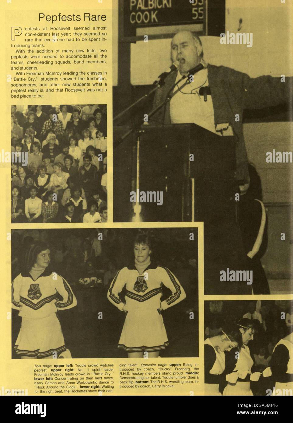 The 1983 'Sagamore: United We Stand' yearbook from Roosevelt High ...