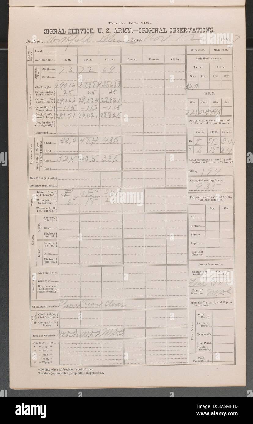 Continuing their meteorological documentation hi-res stock photography ...