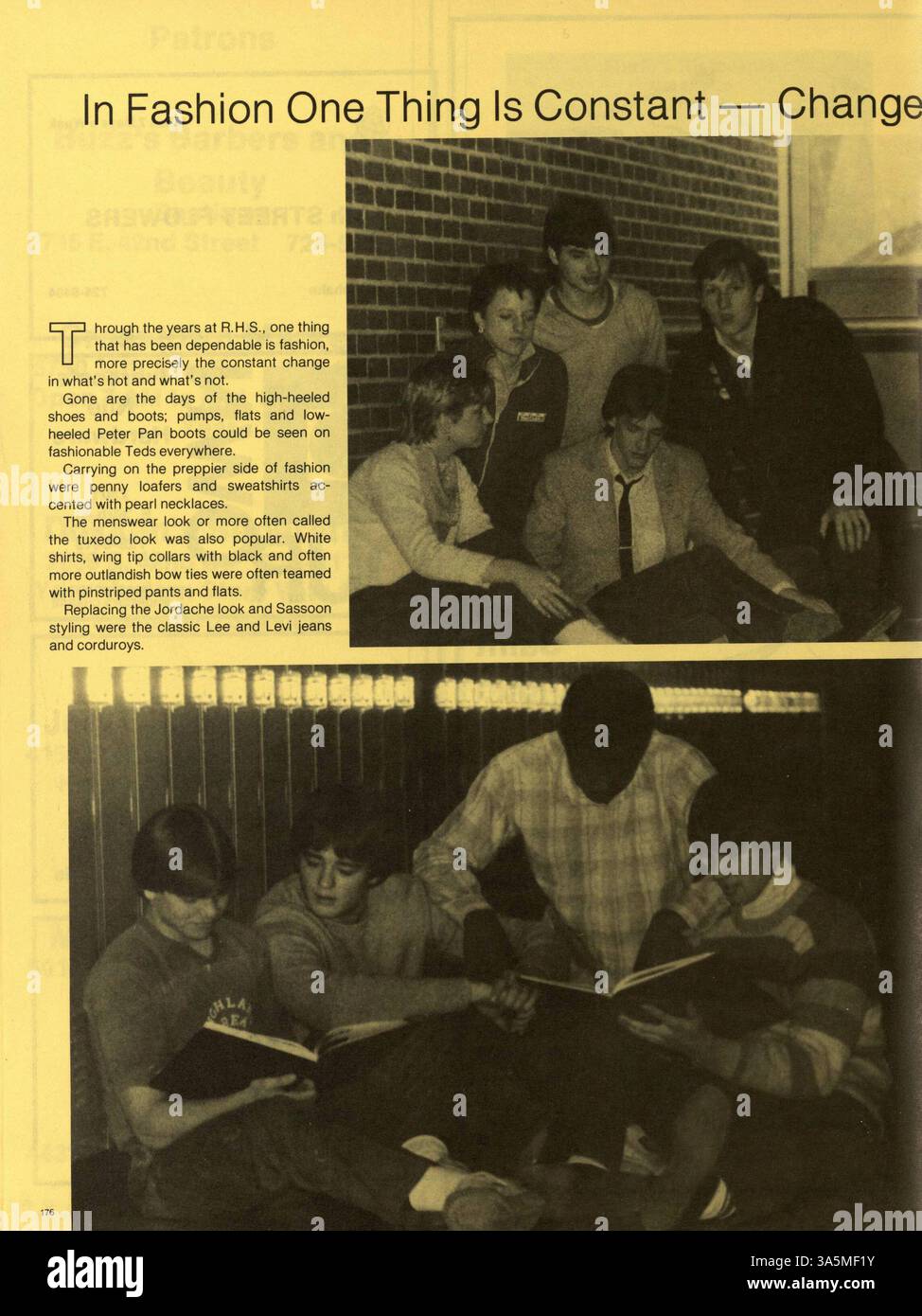 Yearbook captures roosevelt high schools achievements hi-res stock ...