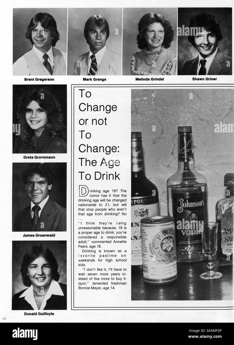 The Roosevelt High School 1983 yearbook, 'Sagamore: United We Stand ...