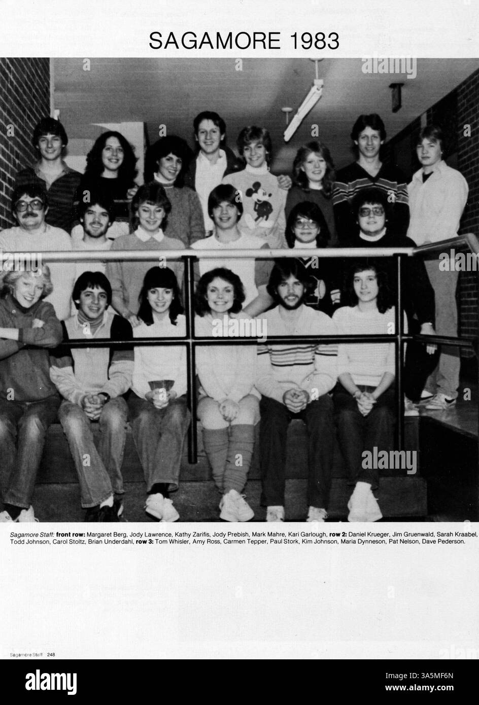 The 'Sagamore: United We Stand' yearbook for 1983 captures key moments ...