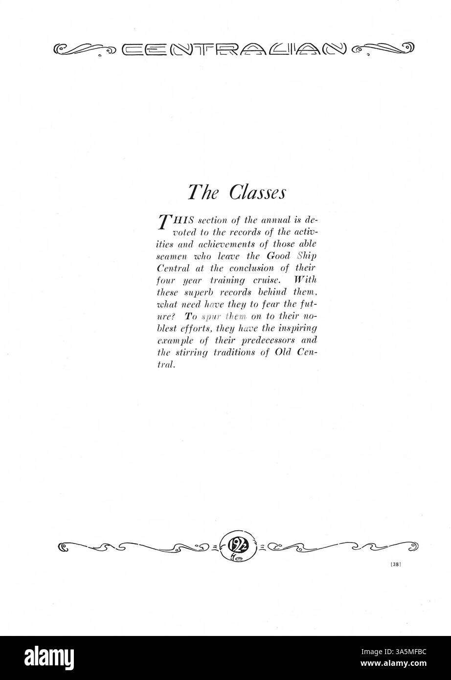 The 1922 Centralian yearbook documents the events, student body, teachers, athletics, and clubs ...