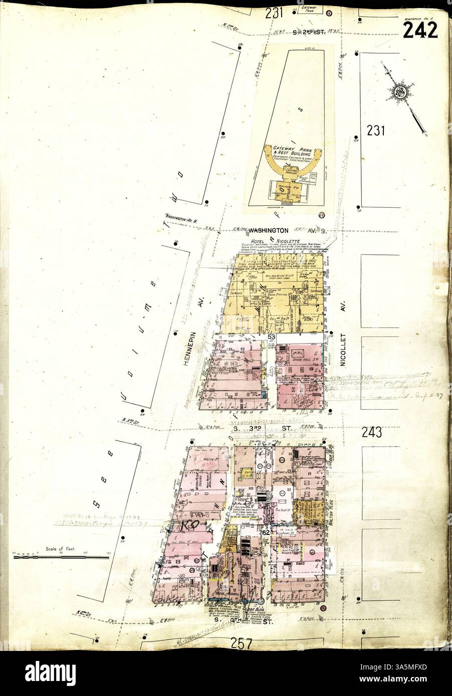 Sanborn Insurance Maps of Minneapolis, Volume 3, were created between ...