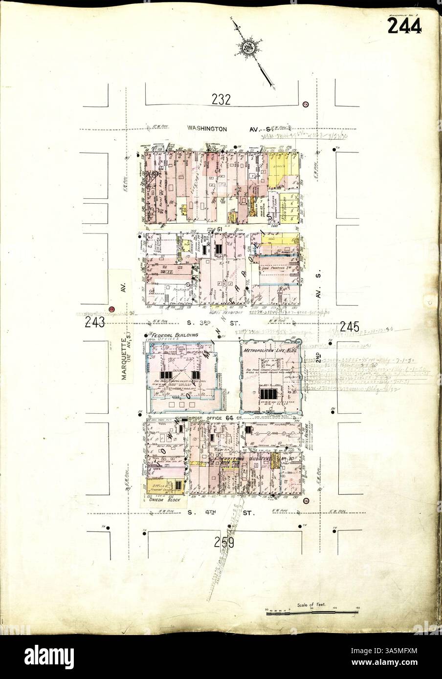 Sanborn Insurance Maps of Minneapolis, Volume 3, were drawn between ...