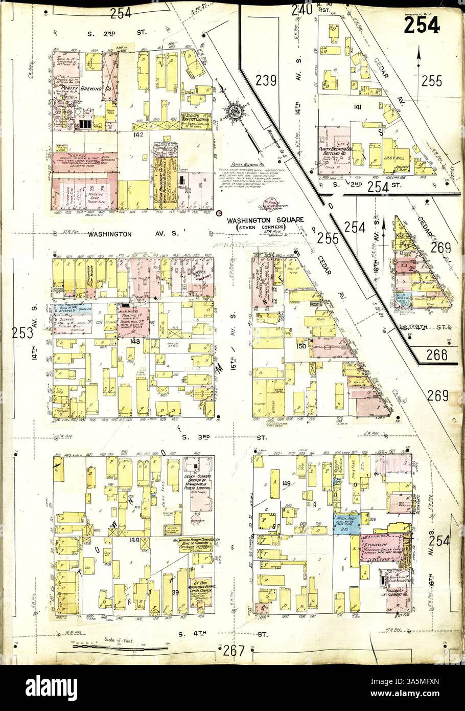 Sanborn Insurance Maps of Minneapolis, Volume 3, cover the period from ...