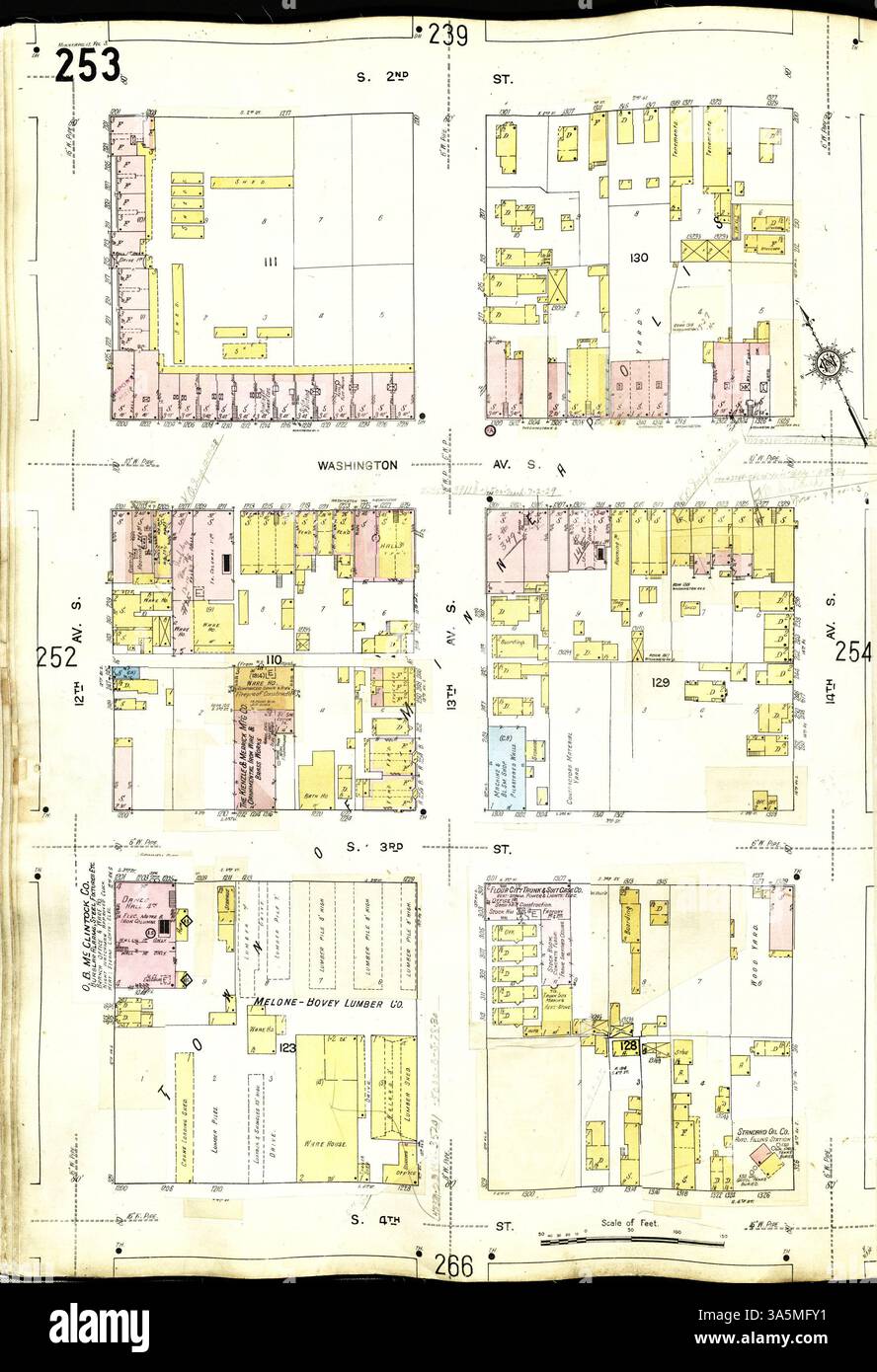 Sanborn Insurance Maps of Minneapolis, Volume 3, offer detailed ...