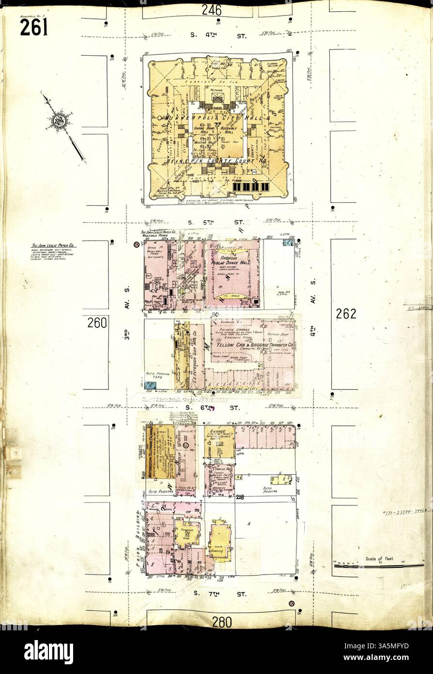 The Sanborn Insurance Maps of Minneapolis, Volume 3, illustrate the ...