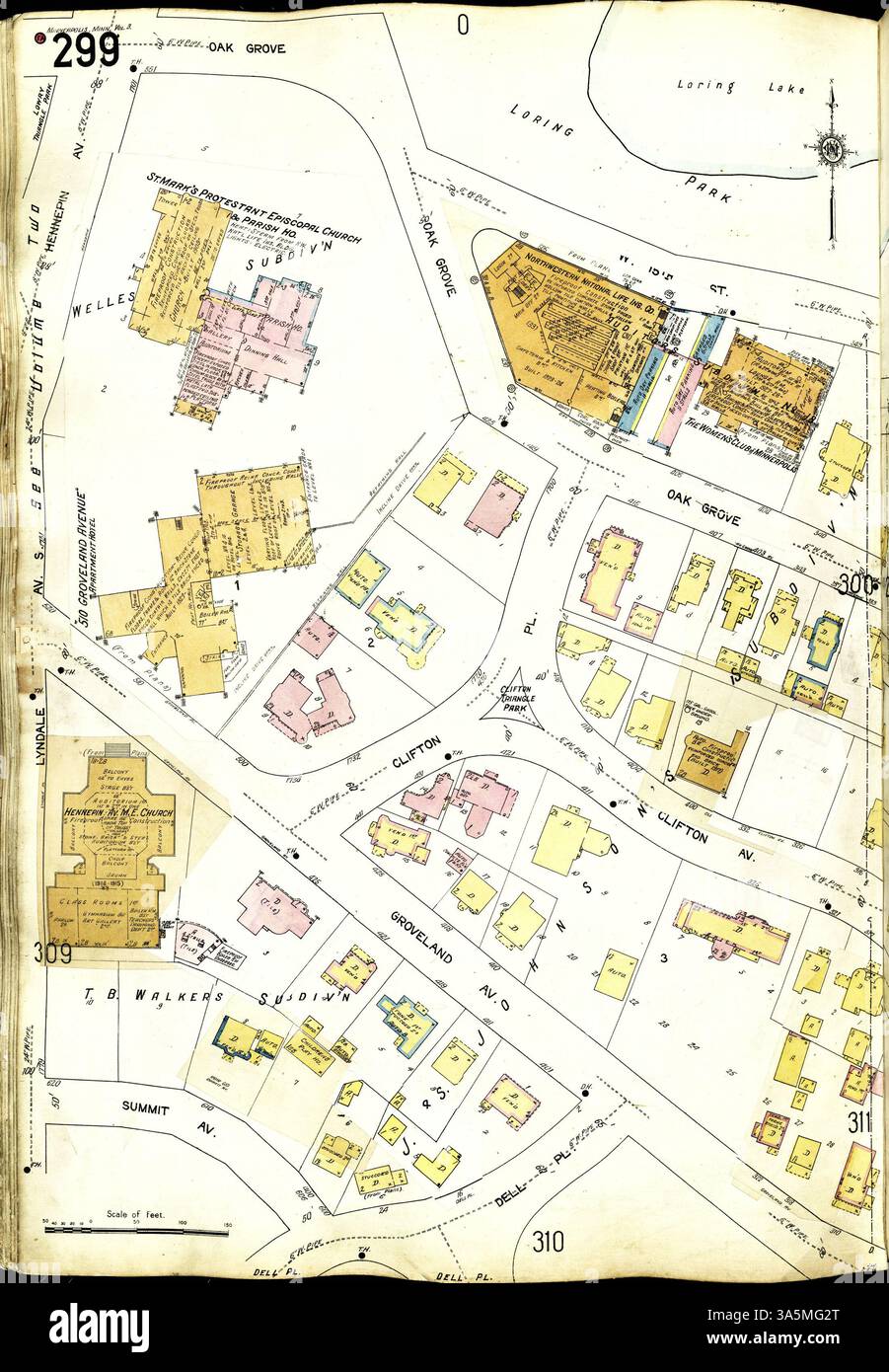 Sanborn Insurance Maps, Volume 3, illustrate the growth of Minneapolis ...