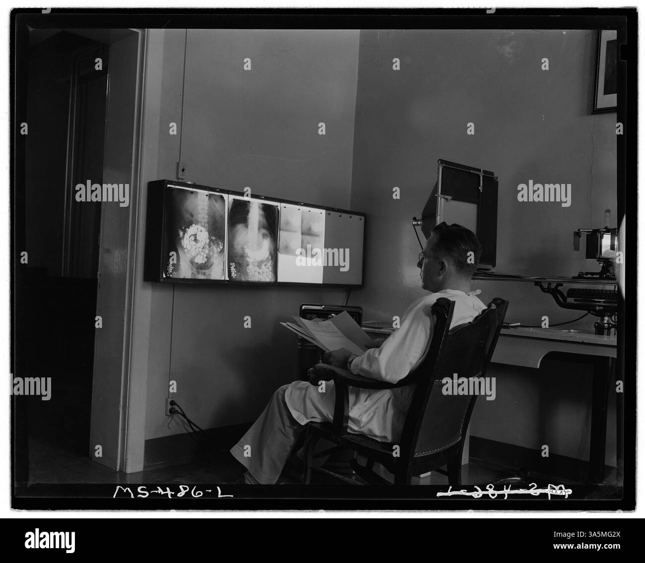 A company doctor at Colorado Fuel & Iron Company in Pueblo, Colorado ...