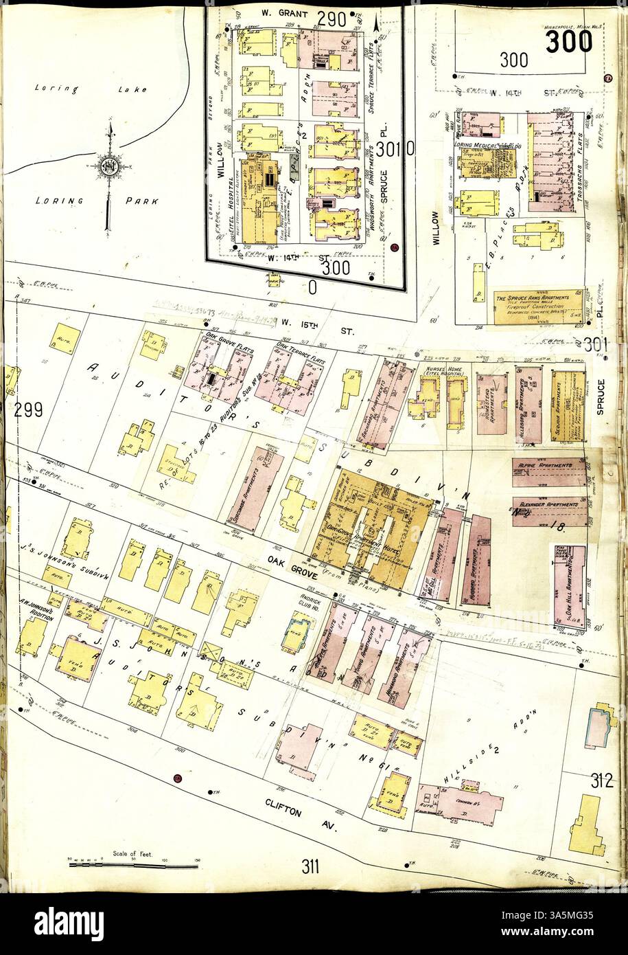 Sanborn Insurance Maps, Volume 3, provide detailed charts of ...