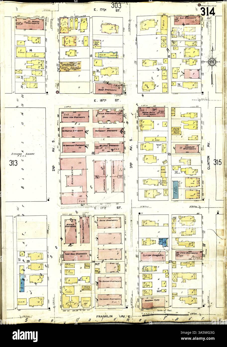 Sanborn Insurance Maps, Volume 3, document Minneapolis’s growth from ...