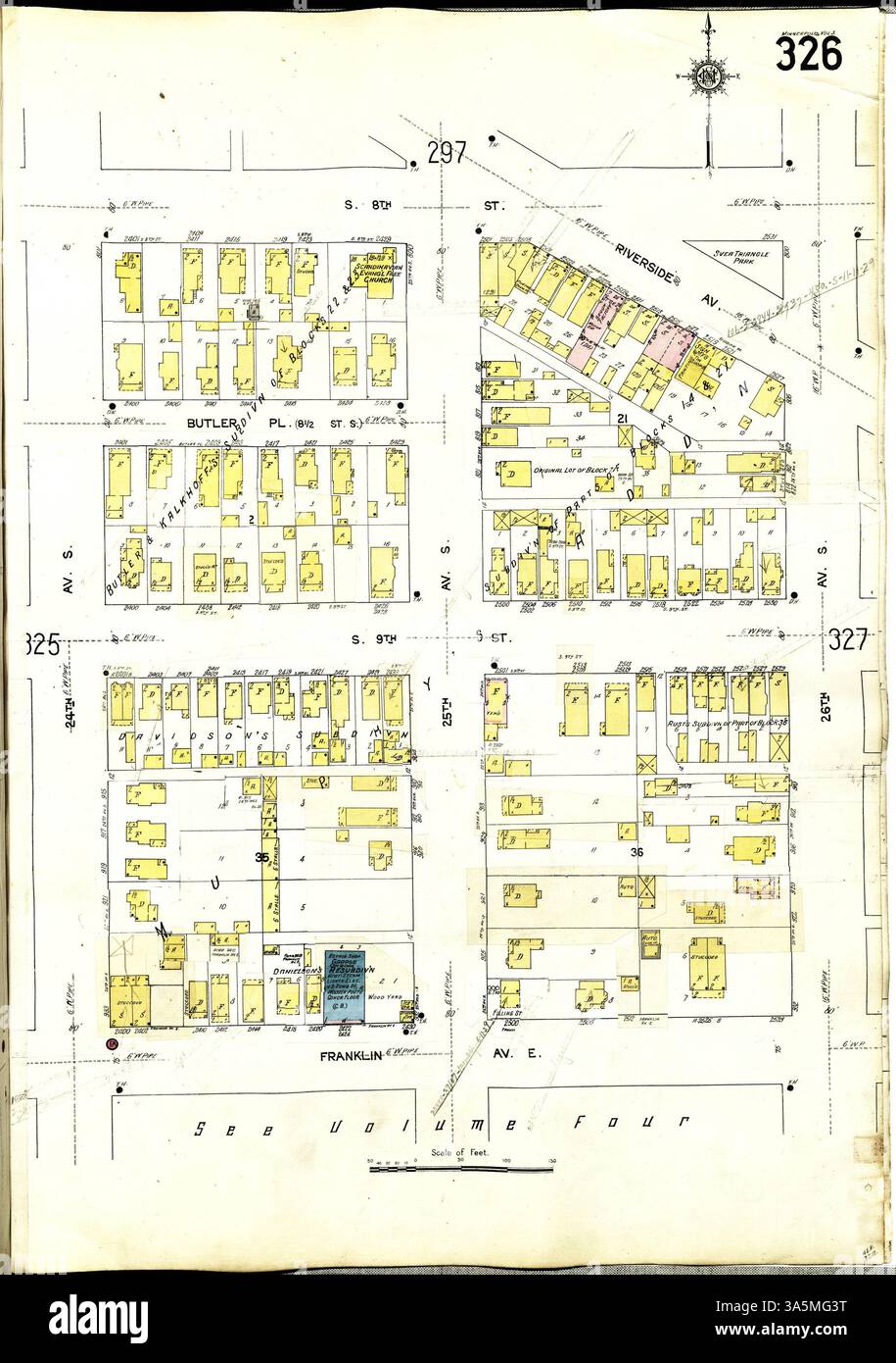 This volume of Sanborn Insurance Maps offers detailed insights into the ...