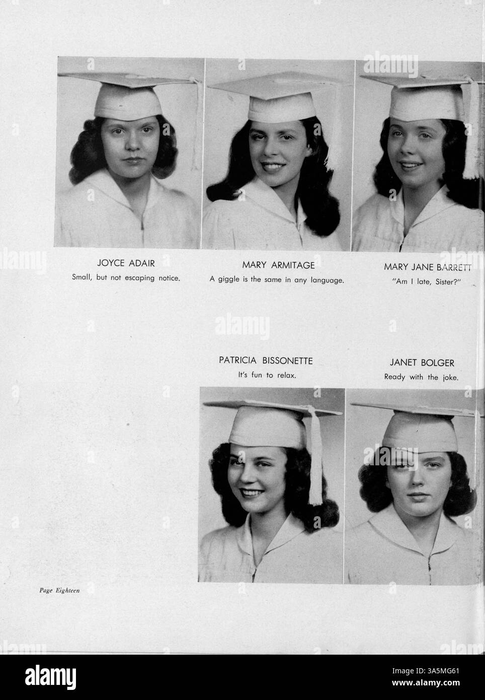 The 1947 St. Margaret's Academy yearbook documents significant events, clubs, athletics, and ...