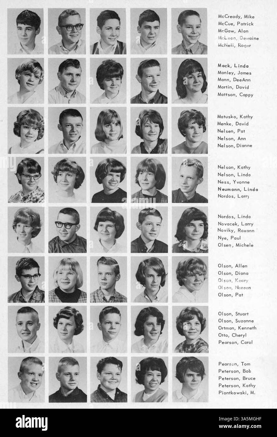 The 1964 Sanford Jr. High Yearbook features students, teachers, and ...