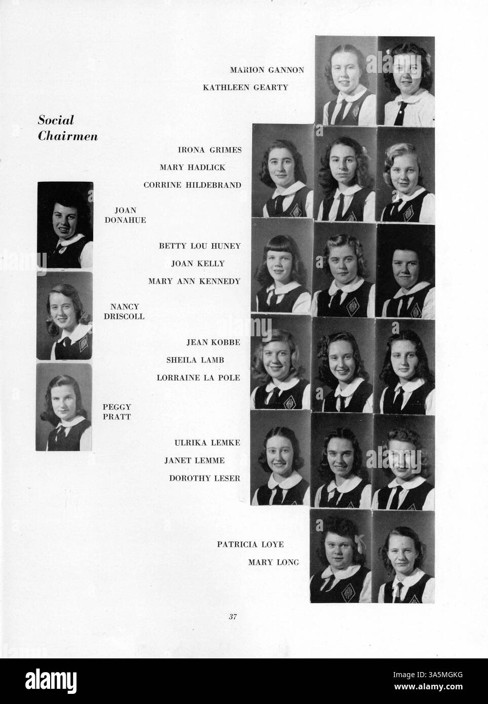 This 1948 yearbook highlights the students, teachers, sports teams ...