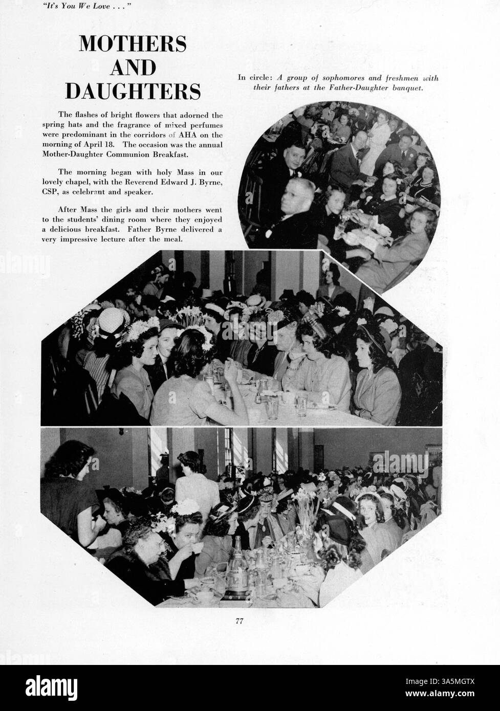 The 1948 Academy of Holy Angels yearbook, 'Angelus,' chronicles student activities, faculty ...