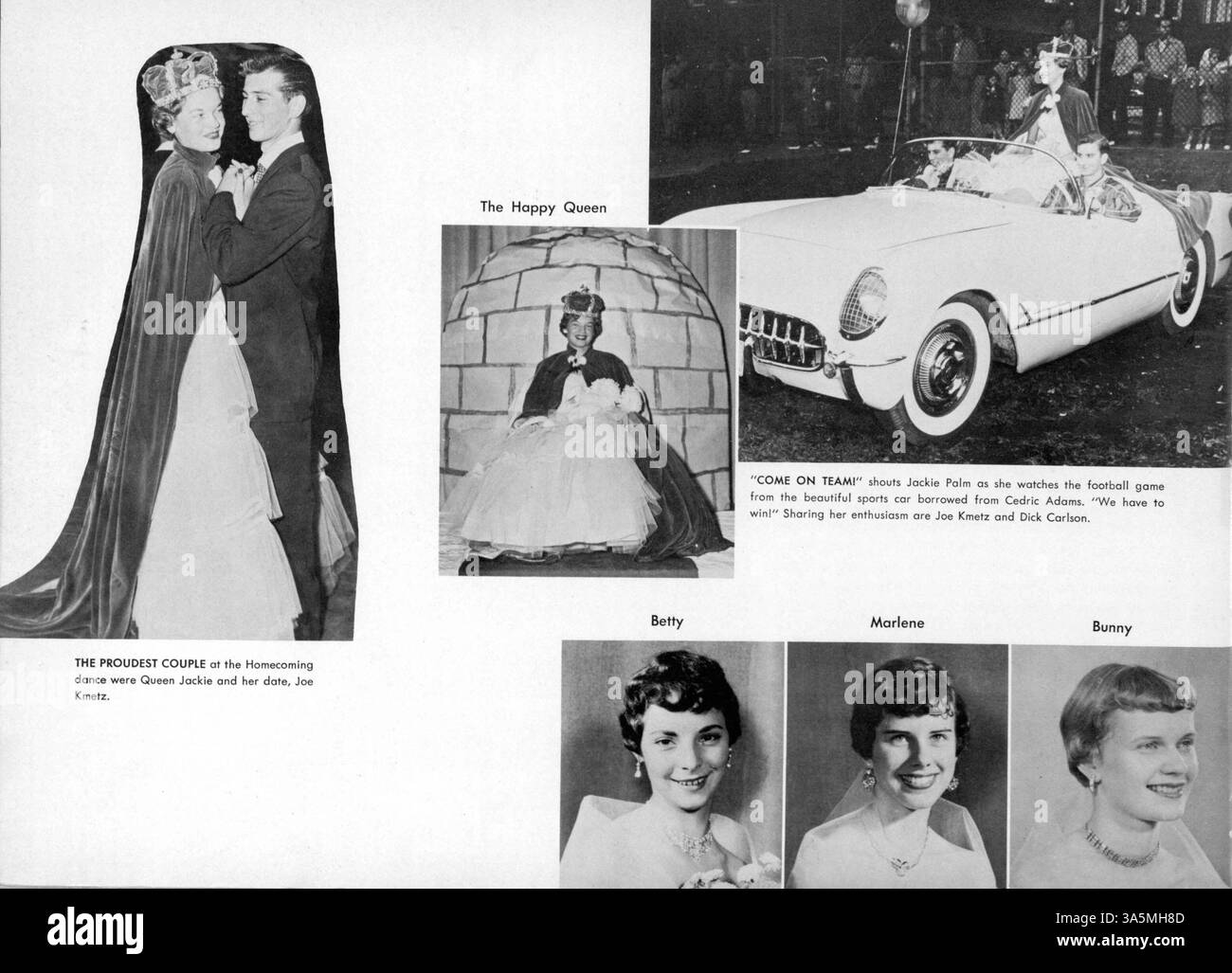The 1955 Polaris yearbook from North High School captures the student ...