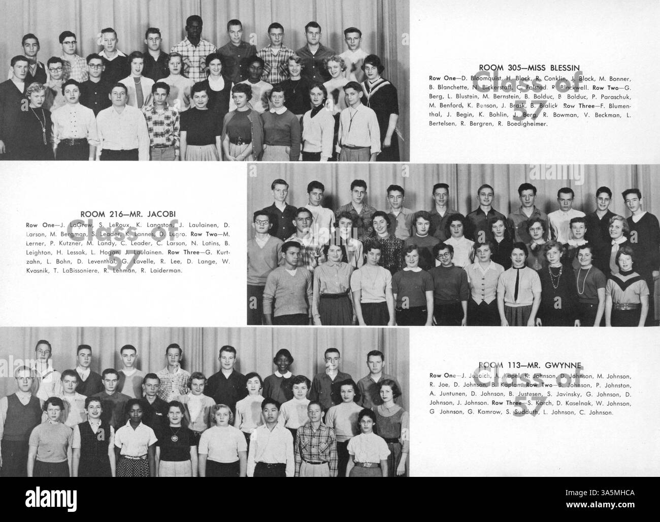 This 1955 Polaris yearbook captures student activities, athletics ...