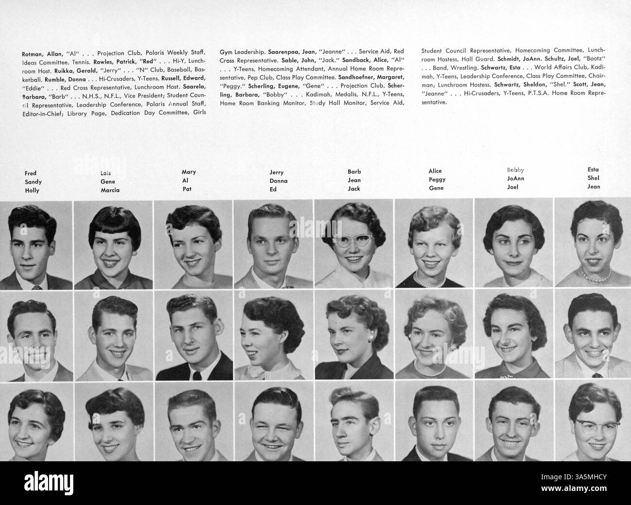 This 1955 Polaris Yearbook provides an overview of North High's students, faculty, clubs, sports ...