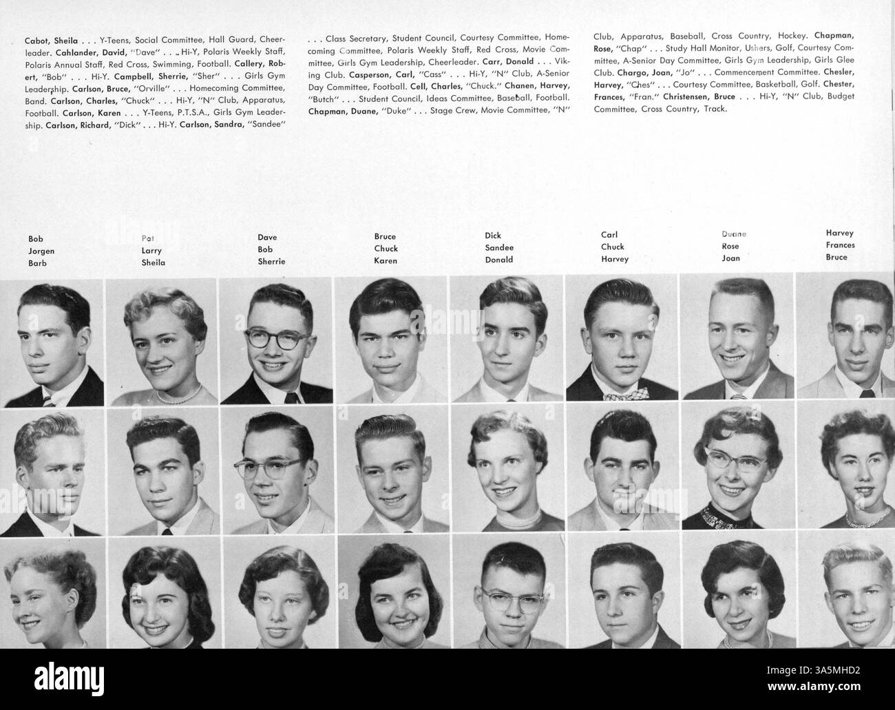 This 1955 edition of the Polaris yearbook features North High School ...