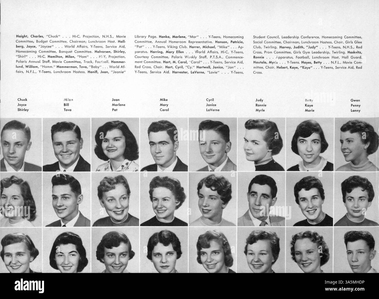 The 1955 Polaris yearbook from North High School provides an overview ...