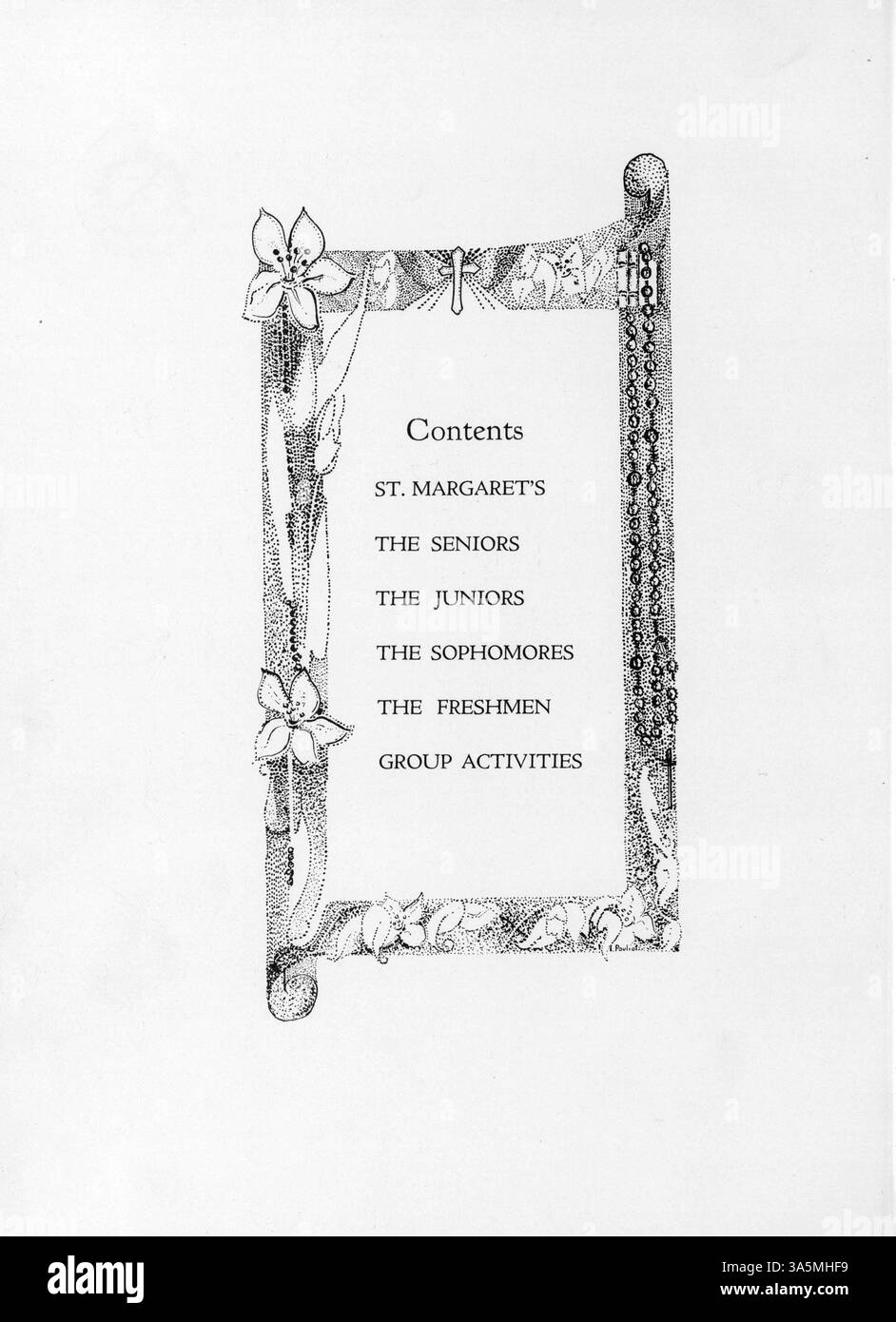 The 1936 Dayesye yearbook from St. Margaret's Academy features ...