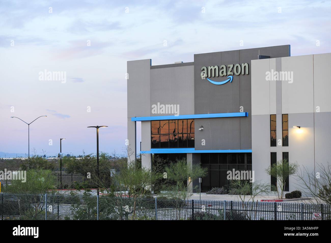 March 23, 2025, Mesa, Arizona, USA: The Amazon Fulfillment Center on ...
