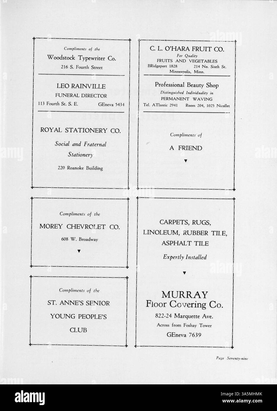 The 'Dayesye' yearbook from St. Margaret's Academy in 1936 features a ...