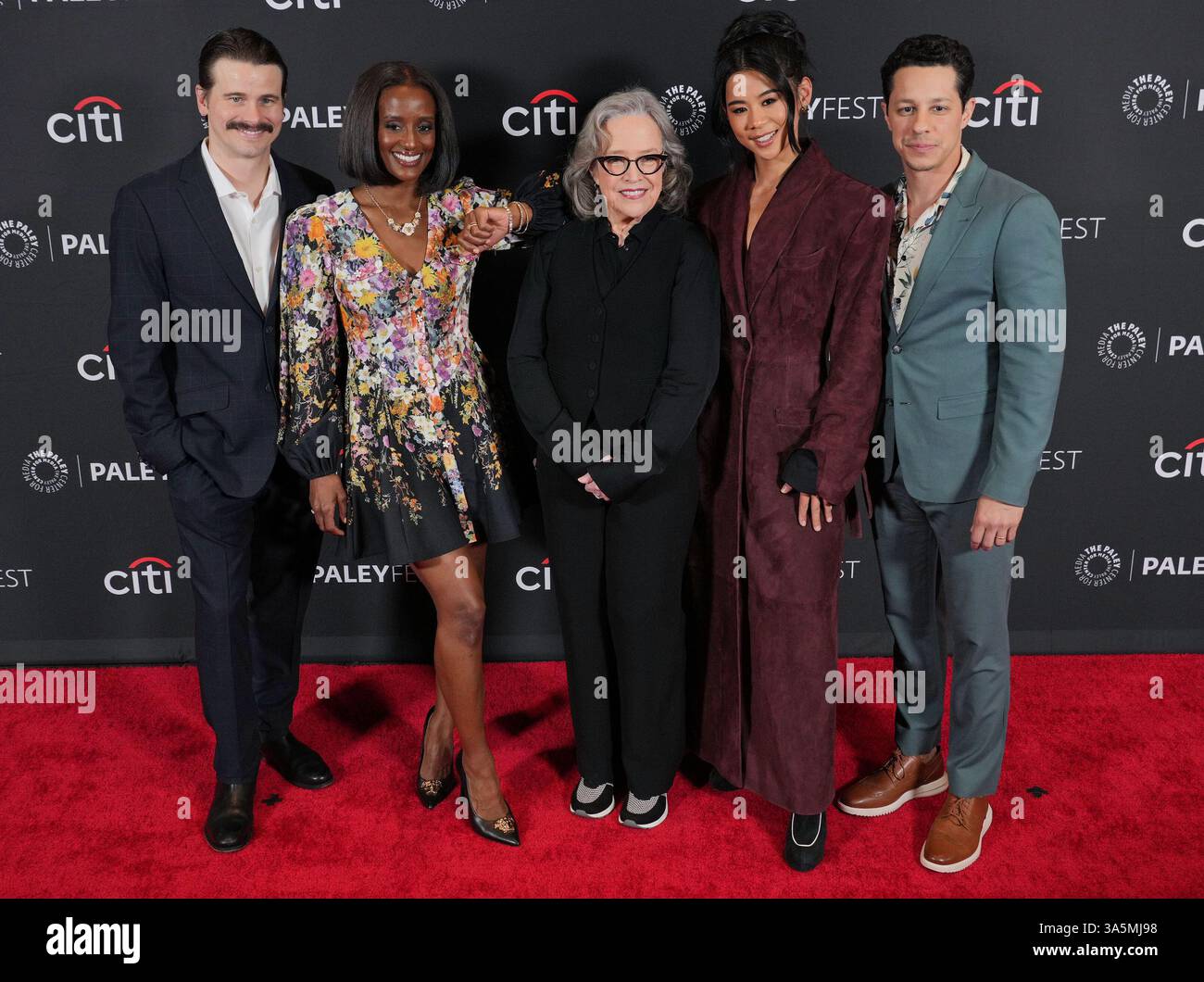 Los Angeles, USA. 23rd Mar, 2025. (L-R) MATLOCK Cast - Jason Ritter ...