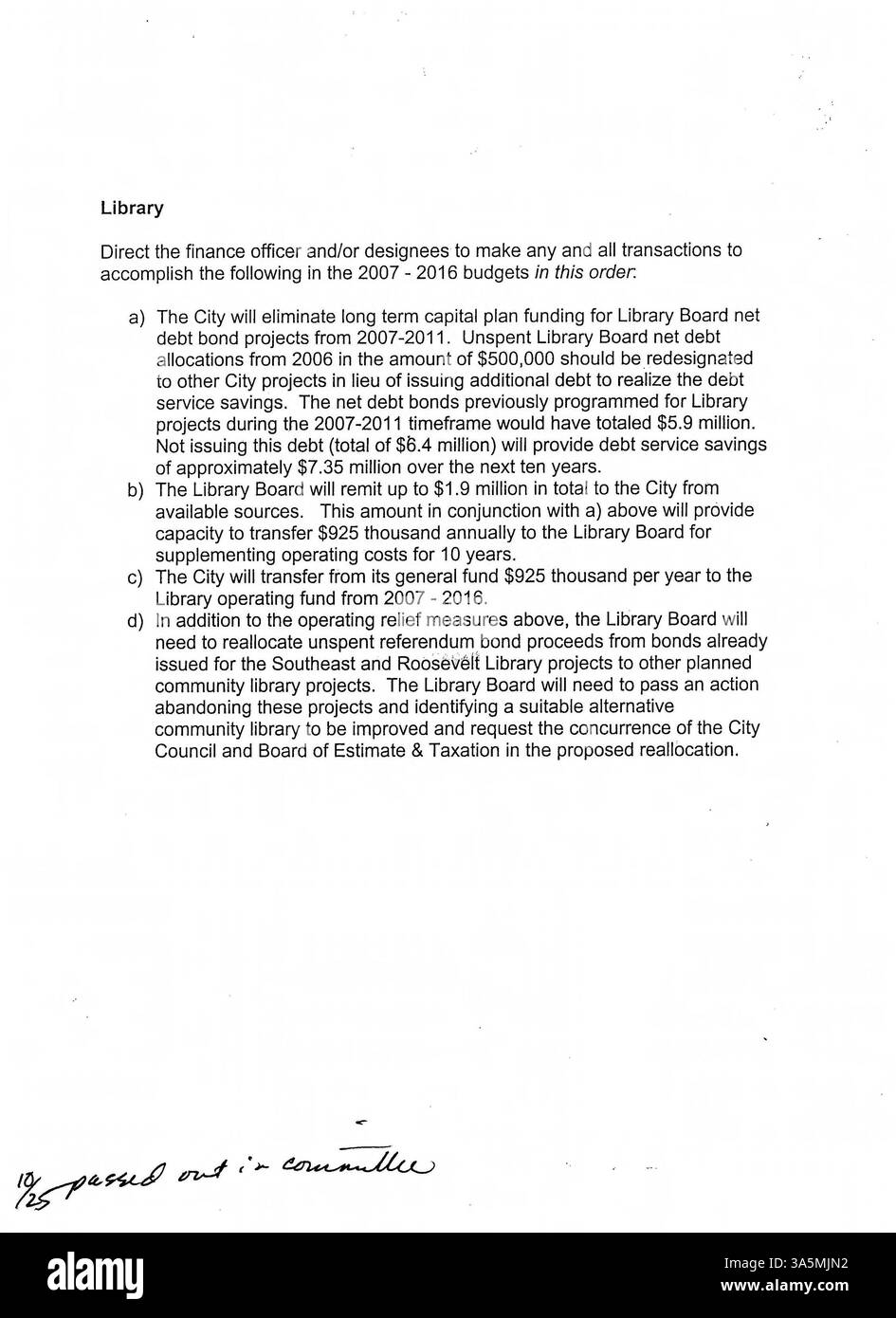 The 2006 meeting minutes of the Minneapolis Public Library Board focus ...