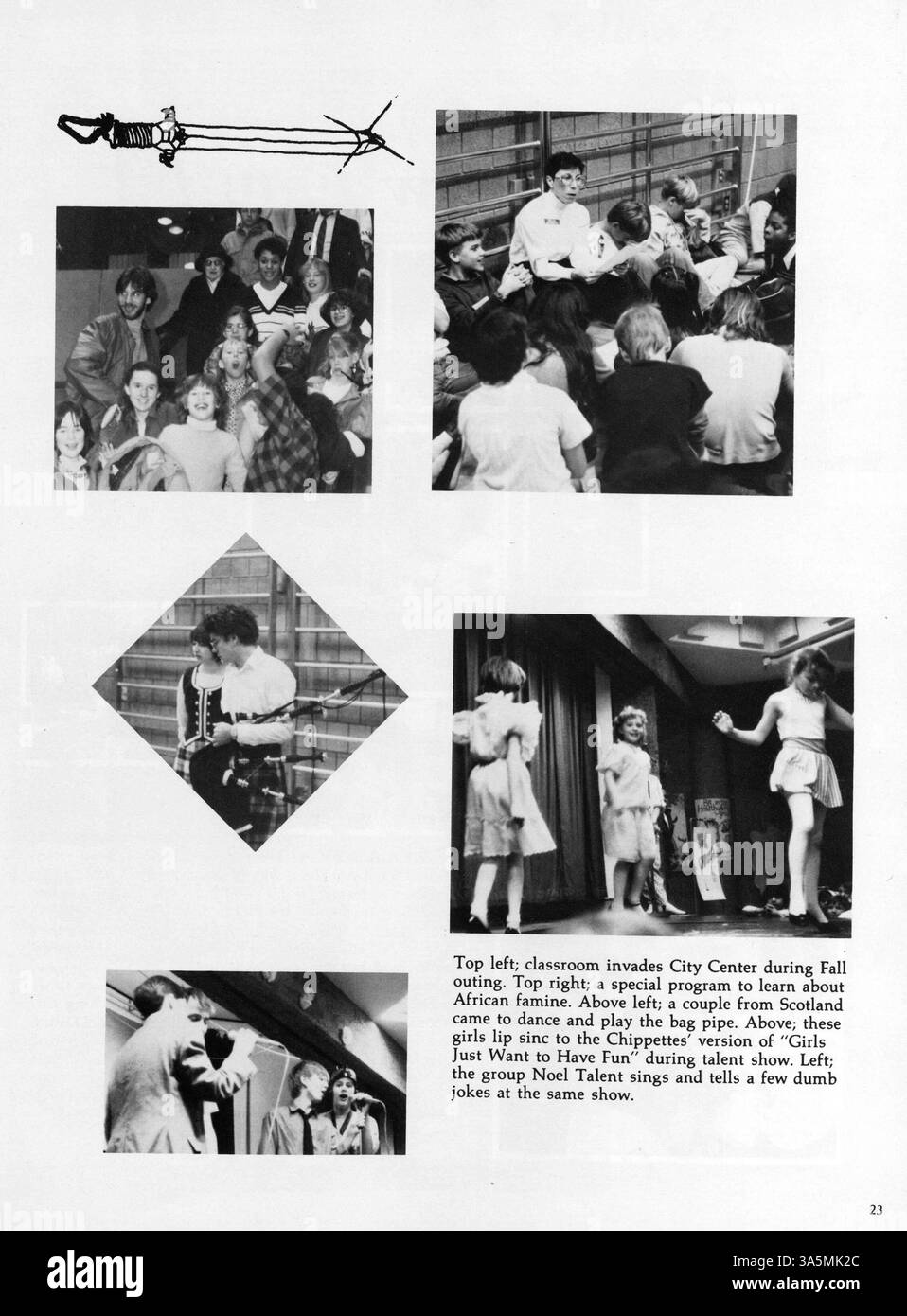 This yearbook from the 1985-1986 school year documents the people and ...