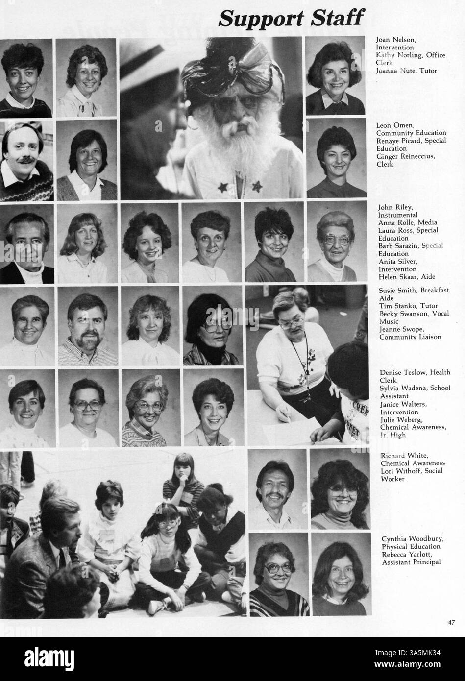 The Dragon yearbook from 1985-1986 provides a visual record of students ...